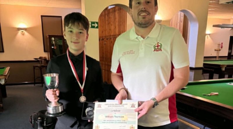 William Thomson secures record fifth billiards title – Cuestars